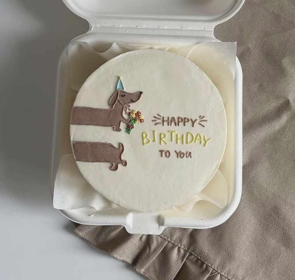 Customised Breed Face Cake – The Furry Baker