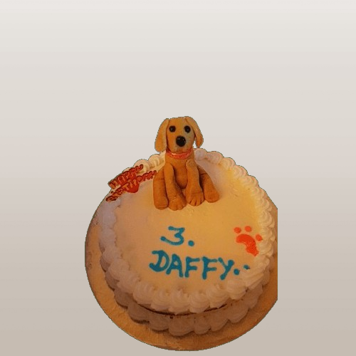 3D Labrador Cake – The Furry Baker